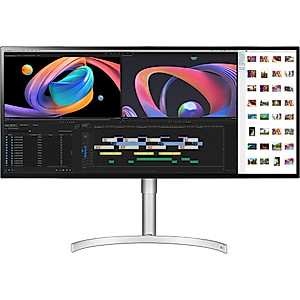LG 34WK95U-W 34-inch Class 21:9 UltraWide 5K2K Nano IPS LED Monitor with HDR 600 Bundle with Deco Gear Large Extended Gaming Mouse Pad