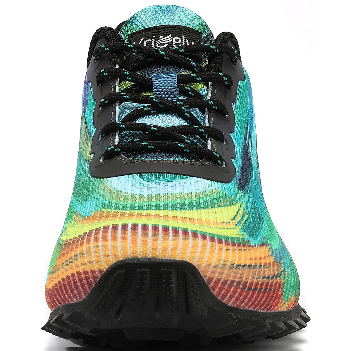 ikunka Men'S Fashion Sneakers Lightweight Breathable Extra Wide Walking Shoes Tennis Cross Training Shoe Non Slip Trail Running Shoes（Multicolor Blue 9.5）