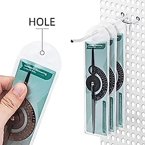 Eyebrow Golden Ratio Caliper Stencil Ruler Makeup Measure Eyebrow Guide Ruler Permanent Tools Calipers Tattoo Eyebrow Line Lip Double Scale Tattoo Stencils Sliding Gauge (Black)