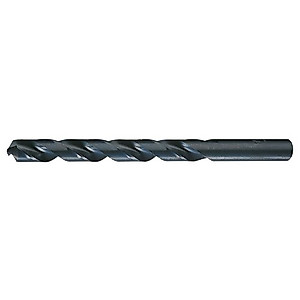 Cle-Line C22911 General Purpose Jobber Length Drill, High Speed Steel, Steam Oxide Finish, Straight Shank, 118-Degree Radial Point, 13.20 mm Drill Diameter