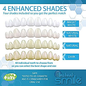 Instant Smile Complete Your Smile Temporary Tooth Replacement Kit - Replace a Missing Tooth in Minutes - Patented