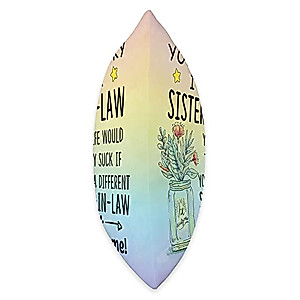 Funny Gift For Brother-In-Law From Sister-In-Law You're So Lucky Sister-in-Law Throw Pillow, 16x16, Multicolor