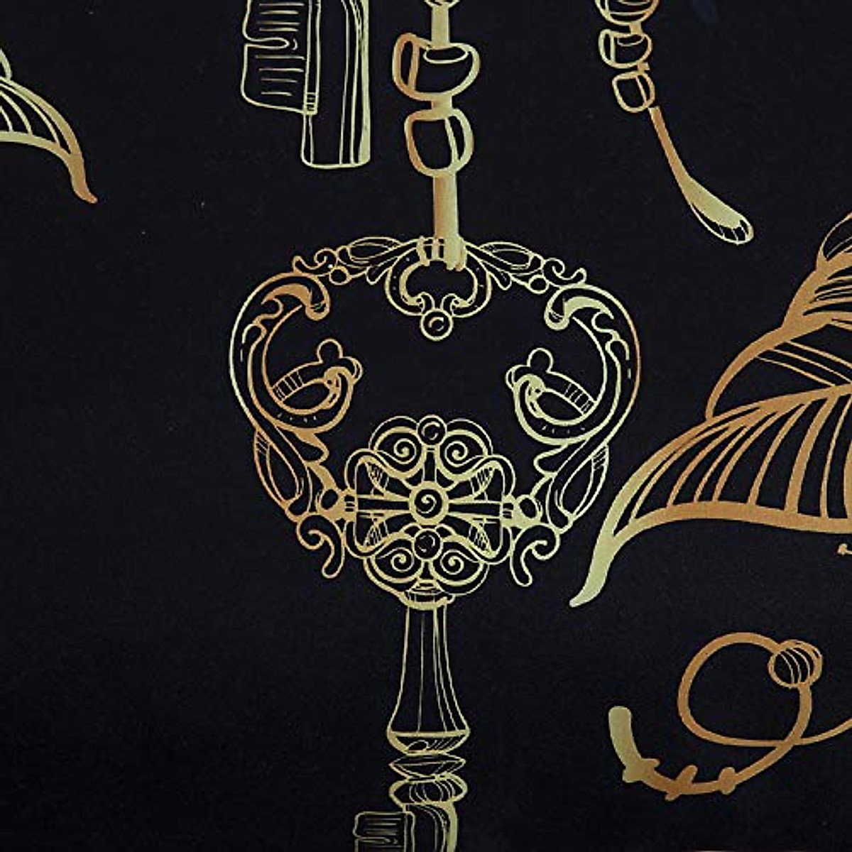 YU YANG King Bedding Duvet Cover Set Black Sun and Moon Stars 3 Piece Luxury Microfiber Down Comforter Quilt Cover with Zipper Closure