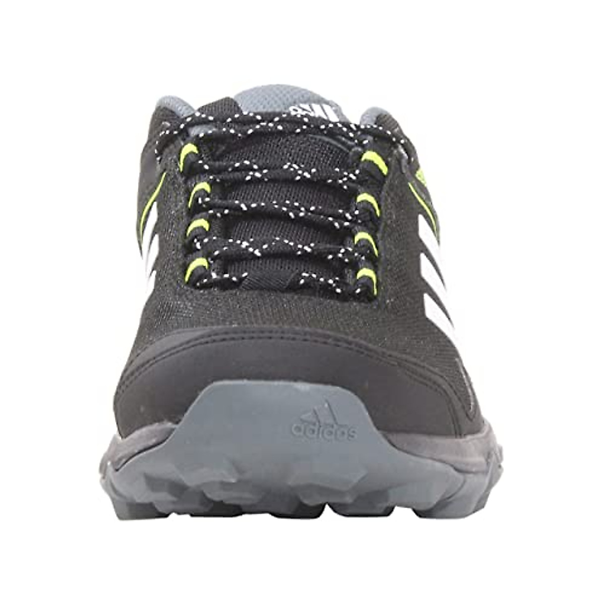 adidas Men's Terrex Eastrail Hiking Boot, Black/White/Solar Yellow, 8.5