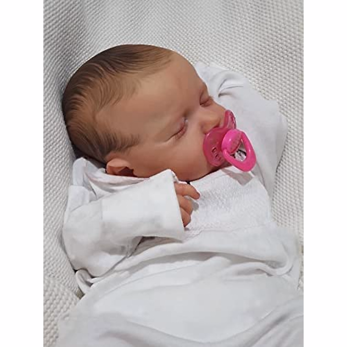 iCradle Lifelike Reborn Baby Doll 20 Inch Real Looking Weighted Reborn Girl Doll Best Birthday Set for Girls Age 3