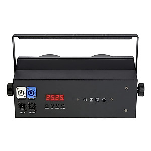 TENGCHANG 200W 2-Head COB Cool& Warm White 2 in1 LED Stage Audience Light PAR64 DMX DJ