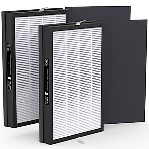 EzLfGre 2-Pack A2 H13 HEPA Replacement Filter, Compatible with Filtrete 3M A2 Room Air Purifier FAP-C02-A2, FAP-C03-A2, FAP-T03-A2, FAP-SC02L, Part No.1150101