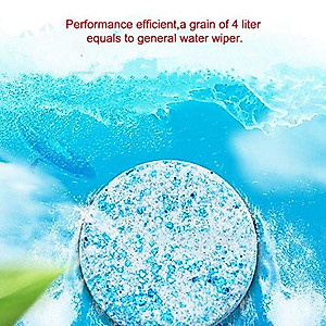 Dweekiy Car Cleaner Solid, Car Windscreen Wiper Cleaning Washer Solid Glass Water Effervescent Tablet Windshield Cleaner (10 PCS)