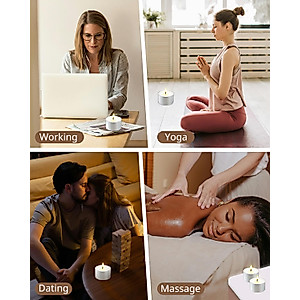 Tealight Candles 4 Hours Clean Tea Candles 240 Pack, Long Burning White Unscented Tea Candles for Weddings, Home, Pool,Shabbat