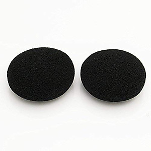 PULABO 24pcs Earbuds Headphone Sponge Foam Ear Pad Cushion Covers Black Superiorâ€‚Quality and Creative