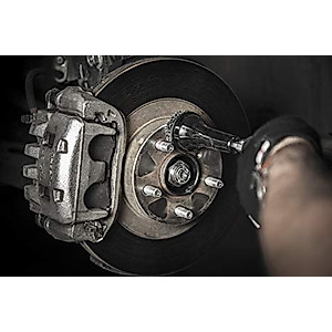 Steelman Hub and Rotor Polishing Kit with Storage Case, Nylon Pads, Fits 3/8 and 1/2-inch Drills, 1/2-inch Impact Wrenches, and Includes a 3/8-inch Adapter for Low-Speed Tire Buffer