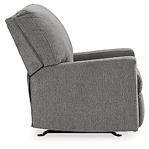 Signature Design by Ashley Deltona Casual Manual Rocker Recliner, Gray