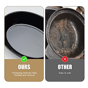 MYFIREPLACEDIRECT Wood Stove Steamer 2.5 Quart, Wood Stove Humidifier with Decorative Deer Pattern, Cast Iron Steamer for Wood Stove Rust Resistant Matte Black