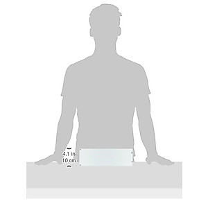 Set of 6 - Office Corporate Wall Sign, Double Sided, Magnetic Frame, Standoff Mounted (12"W x 4"H)