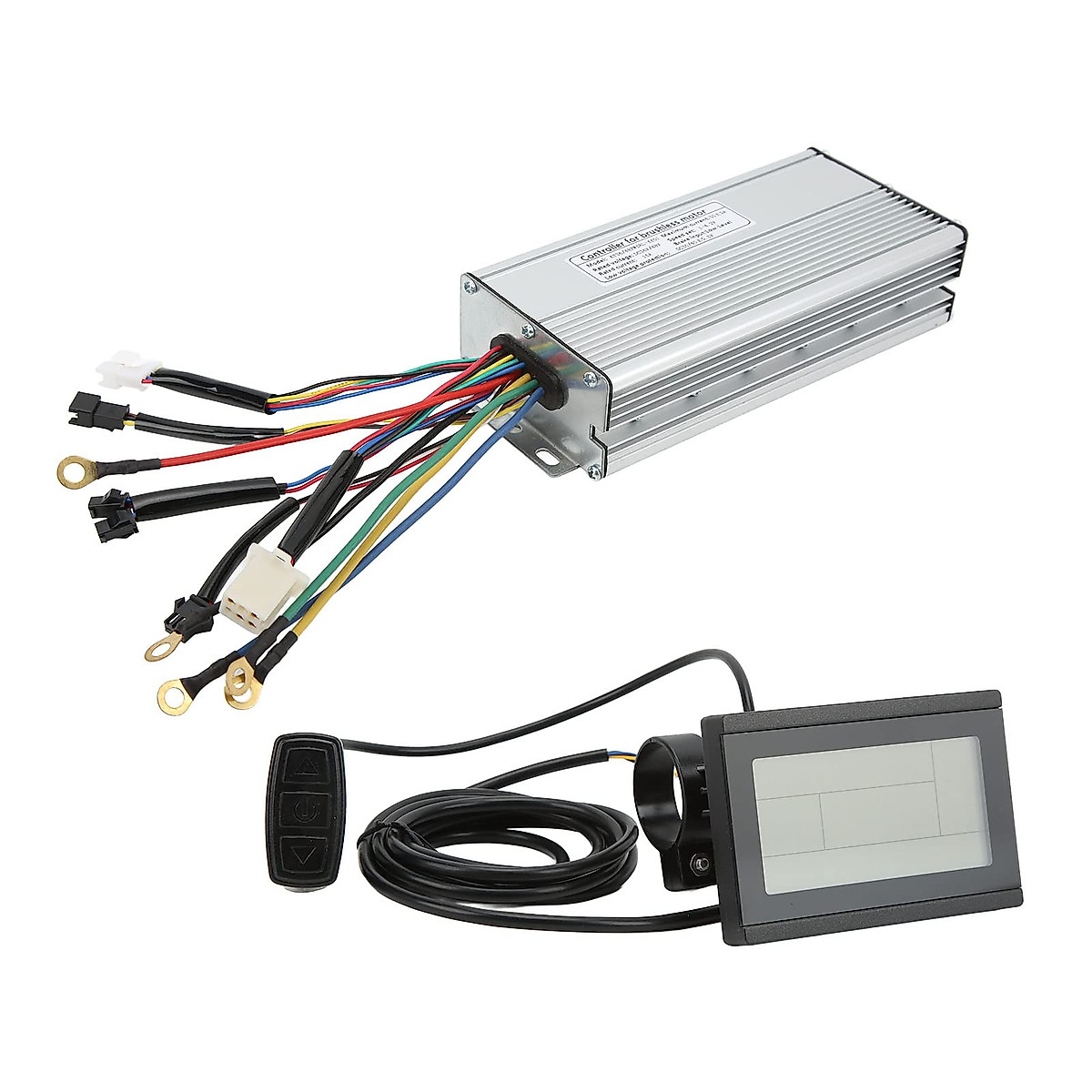 Bike Controller with Display, 30A Controller with LCD3 Display Electric Controller Kit for Electric 36V 48V 1000W DC Motor