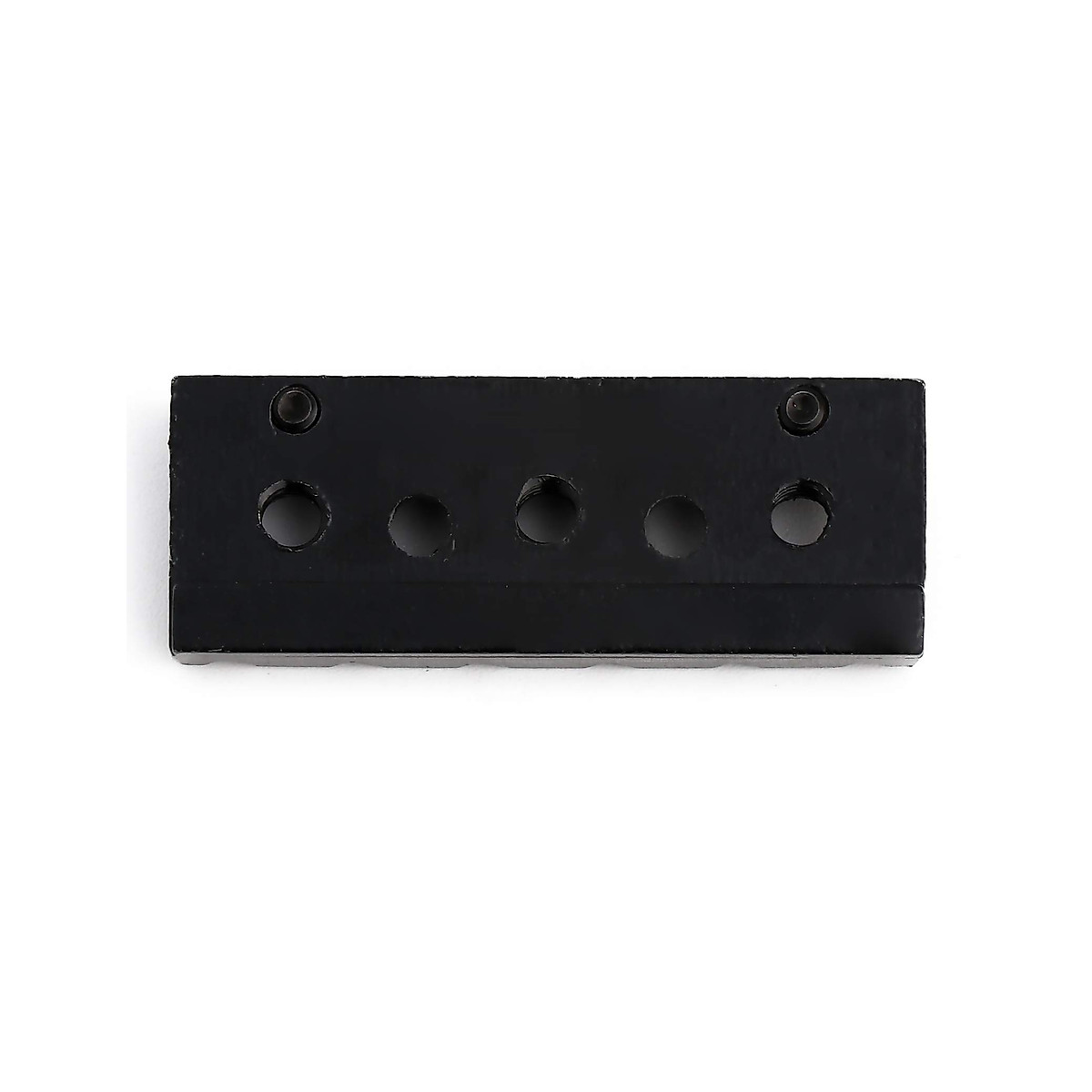 Holmer Guitar String Locking Nut for Floyd Rose Style Adjustable Height Locking Guitar Tremolo Bridge with Mounting Screw Shims and Wrench Black.