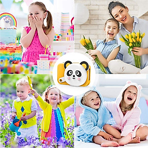 Fixget Kids Camera, Children 1080P HD Digital Dual Cameras with 32GB SD Card, Toddler Selfie Video Recorder Toy Birthday Gift for 4-12 Year Old Girls Boys