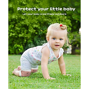 BOSONER Baby Crawling Anti-Slip Knee Pads,Unisex Baby Toddlers Kneepads Leg Warmer 5 Pairs…