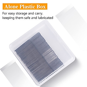 Jetmore 100 Pack Hobby Blades Set #17 Craft Knife Blades Refill Hobby Knife Replacement Blades with Storage Box for Art and Craft Scrapbooking Supplies Cutting Caving