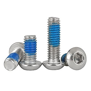 (10pcs) 304 Stainless Steel Round Head Hex Dispensing Anti-Shedding Bolts,for Electrical Accessories Or Industrial Etc.M6x20mm