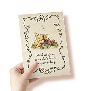 WeeCutes® Winnie Baby Shower Decorations The Pooh Centerpieces Table Quote Cards Birthday Party Supplies Boy or Girl Nursery Decor Prints 16 Pcs 5x7