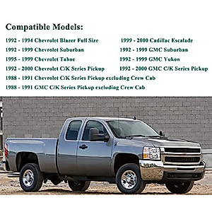 Oyviny Custom 4 Way Trailer Wiring Harness 55315 for 1988-2000 Chevy and GMC C/K Pickup, for Chevy Blazer/Suburban/Tahoe/GMC Suburban/Yukon/Cadillac Escalade