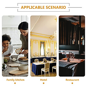 YARNOW Household Soup Pot Enamel Stock Pot with Lid, 1PC Enamel Pot Flowers Enamel Cooking Pot Enameled Pot, Blue Household Kitchenware