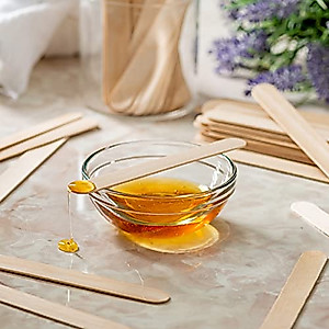 [100 Count] Jumbo 6 Inch Wooden Multi-Purpose Popsicle Sticks ,Craft, ICES, Ice Cream, Wax, Waxing, Tongue Depressor Wood Sticks