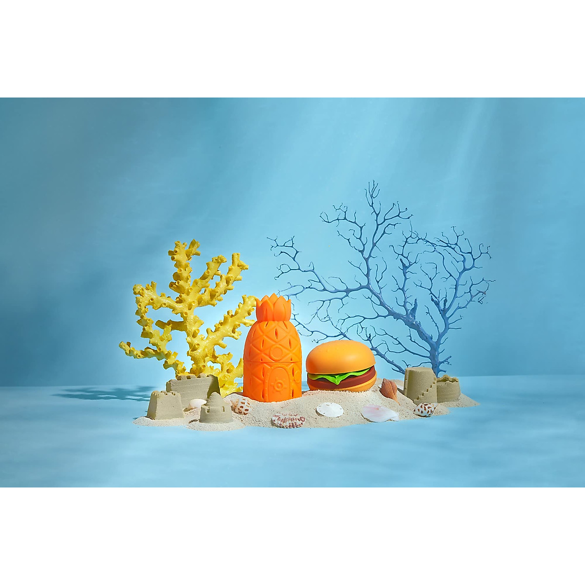 wet n wild House Sponge Case Bob Squarepants Makeup Tools Travel (1114229), Pineapple