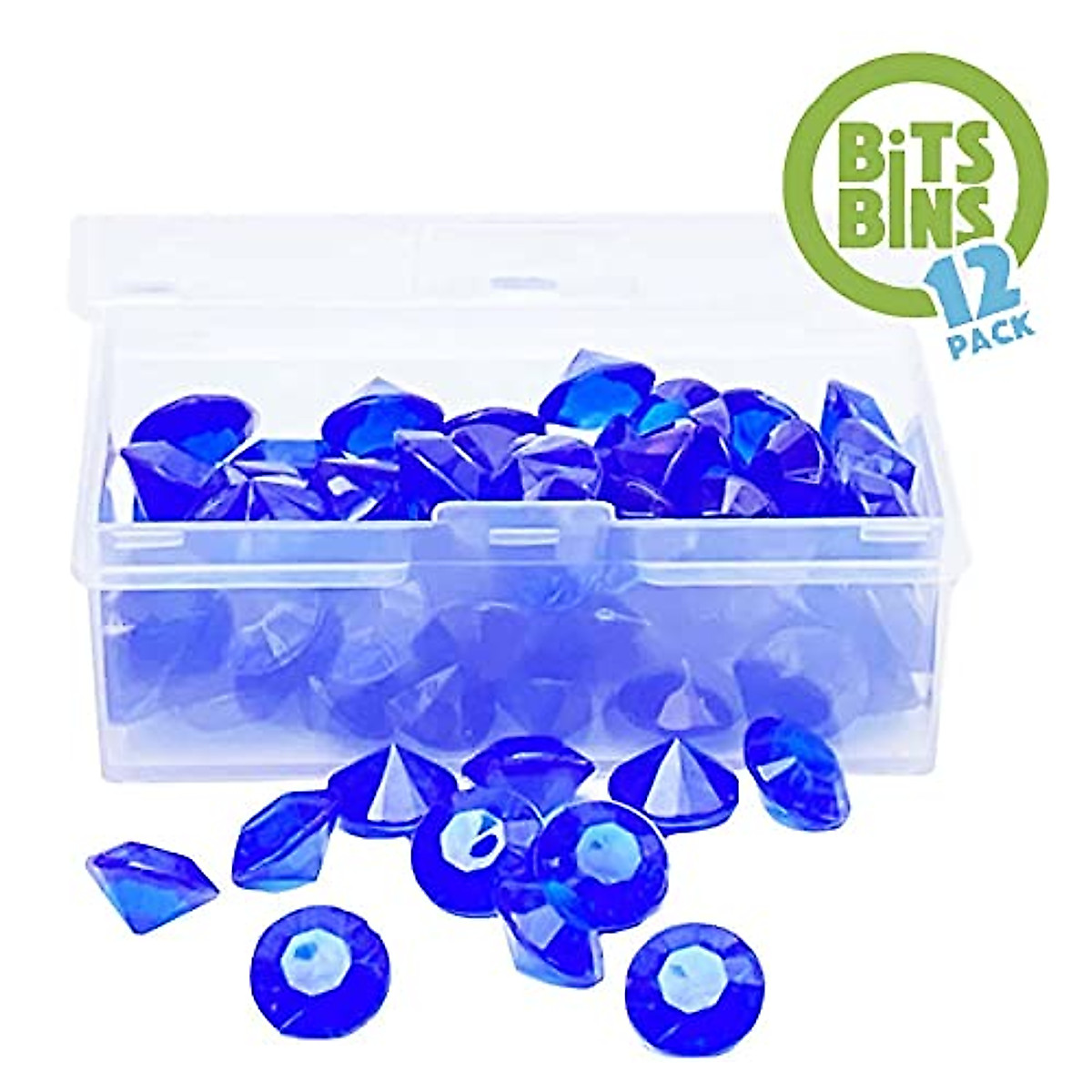 BitsBins Board Game Piece Storage and Organizers, Accessories that Organize Tokens and Components Both in the Game Box and During Game Play | Includes 12 BitsBins | Original Measures 3.2" X 2" X 1.25"