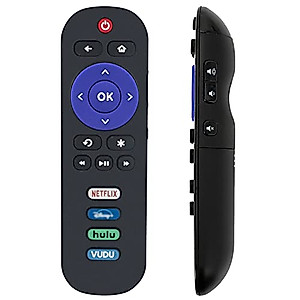 Replacement Remote Control Applicable for TCL Roku TV 65S421 43S421 75S431 65S431 55S431 55S421 50S421 55S20 43S431 75S421 32S331 50S431 50S425 75R615 50S527 43S525 43S425 55S425 32S327 55S527 32S325