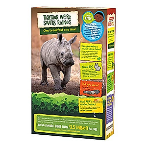 EnviroKidz Rhino Rolls Organic Cinnamon Bun Cereal,9.5 Ounce,Gluten Free,Non-GMO,EnviroKidz by Nature's Path