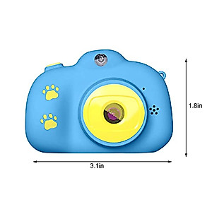 #5R26sh 2 0 Inch Cartoon Digital Camera Hd 1080P Anti Fall Front and Rear Dual Head Camera Children's Photo Toy Birthday Gift