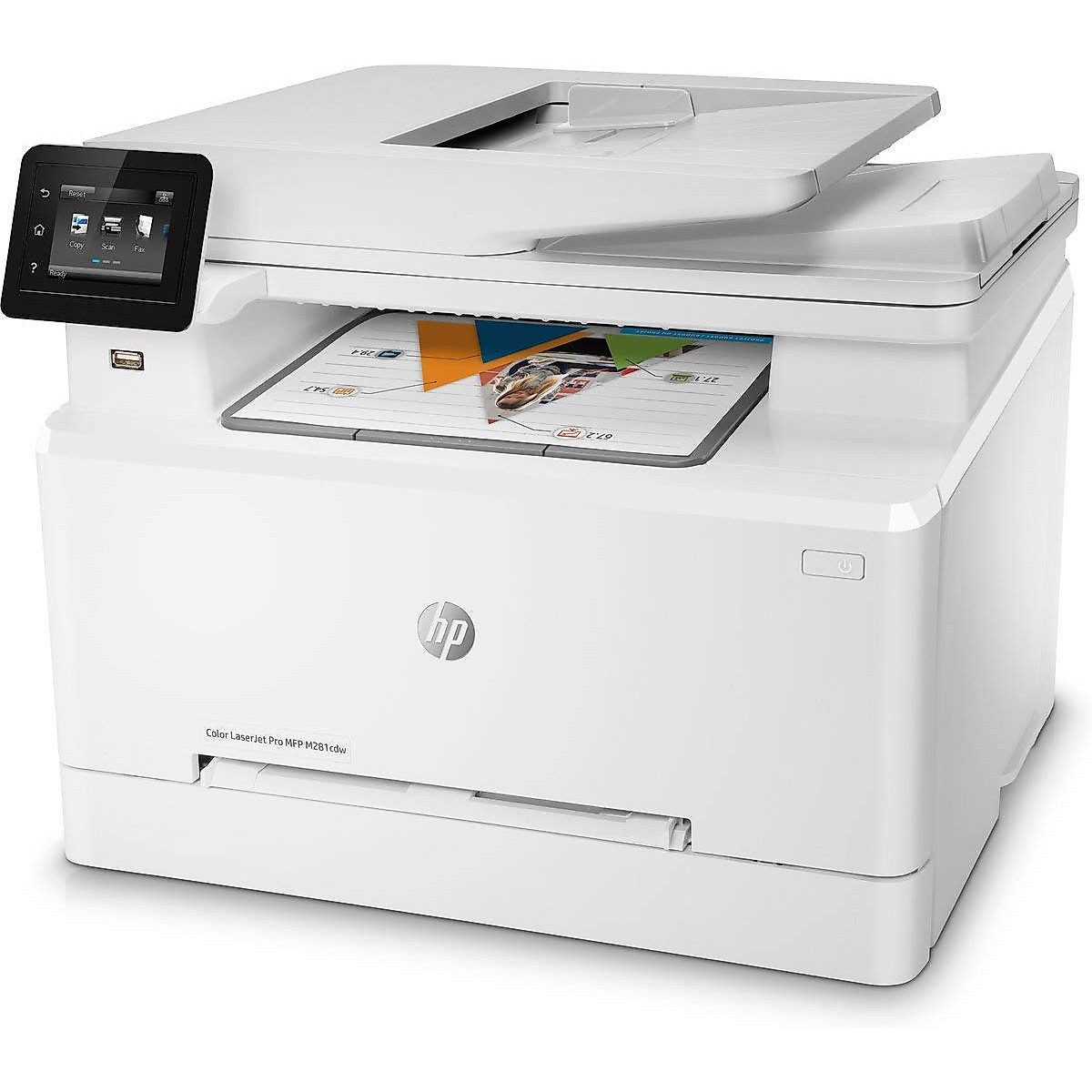HP Laserjet Pro M281cdw All in One Wireless Color Printer, Scan, Copy and Fax with Ease with Bonus of 30 Sheets ofHP Brochure Paper (T6B83A) - Premier Edition (Renewed)