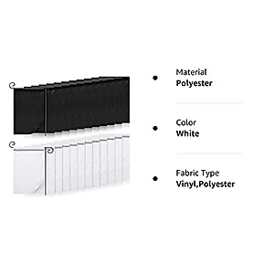 Blank Garden Flags Set, Solid Black Lawn Flags Plain White Yard Flags, DIY Polyester Banners Flag for Heat Transfer Vinyl Outdoor Courtyard Decoration Garden Decor, 11.8 x 17.7 Inches (24 Pieces)