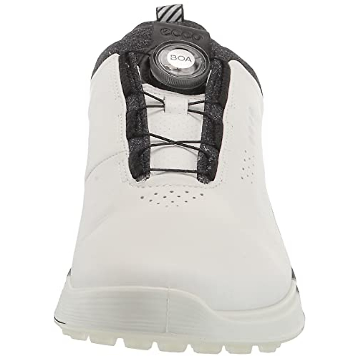 ECCO Men's S-Three BOA Gore-TEX Waterproof Hybrid Golf Shoe, White/Regatta, 12-12.5