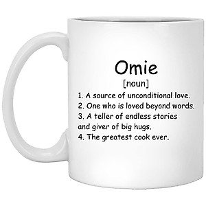 Omie Noun Coffee Mug - Omie Definition Mug - Gift For Omie - Birthday Gifts For Omie - Omie Gifts - Mothers Day Gift - Christmas Gifts 11oz