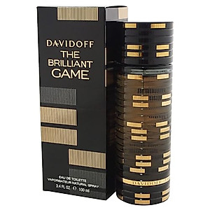 Davidoff The Brilliant Game Men's Eau de Toilette Spray, 3.4 Ounce
