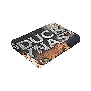 dfasrba Duck Reality Show Dynasty Programme Throw Blanket Flannel Printed Super Soft Blanket Full Size Bed for Sleepers,Bed,Sofa 60"x50"
