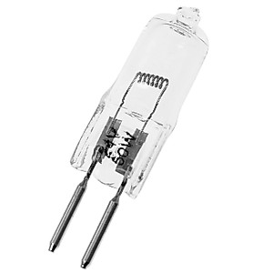 SQXBK 10PCS G5.3 Halogen Bulbs 24V 50W Halogen Bulbs JC Bi-Pin Base Light Halogen Lamp Halogen Light Bulb Halogen Light Bulb for Scented Lamps Tart Oil Warmers Home Lighting Clear Glass Lens