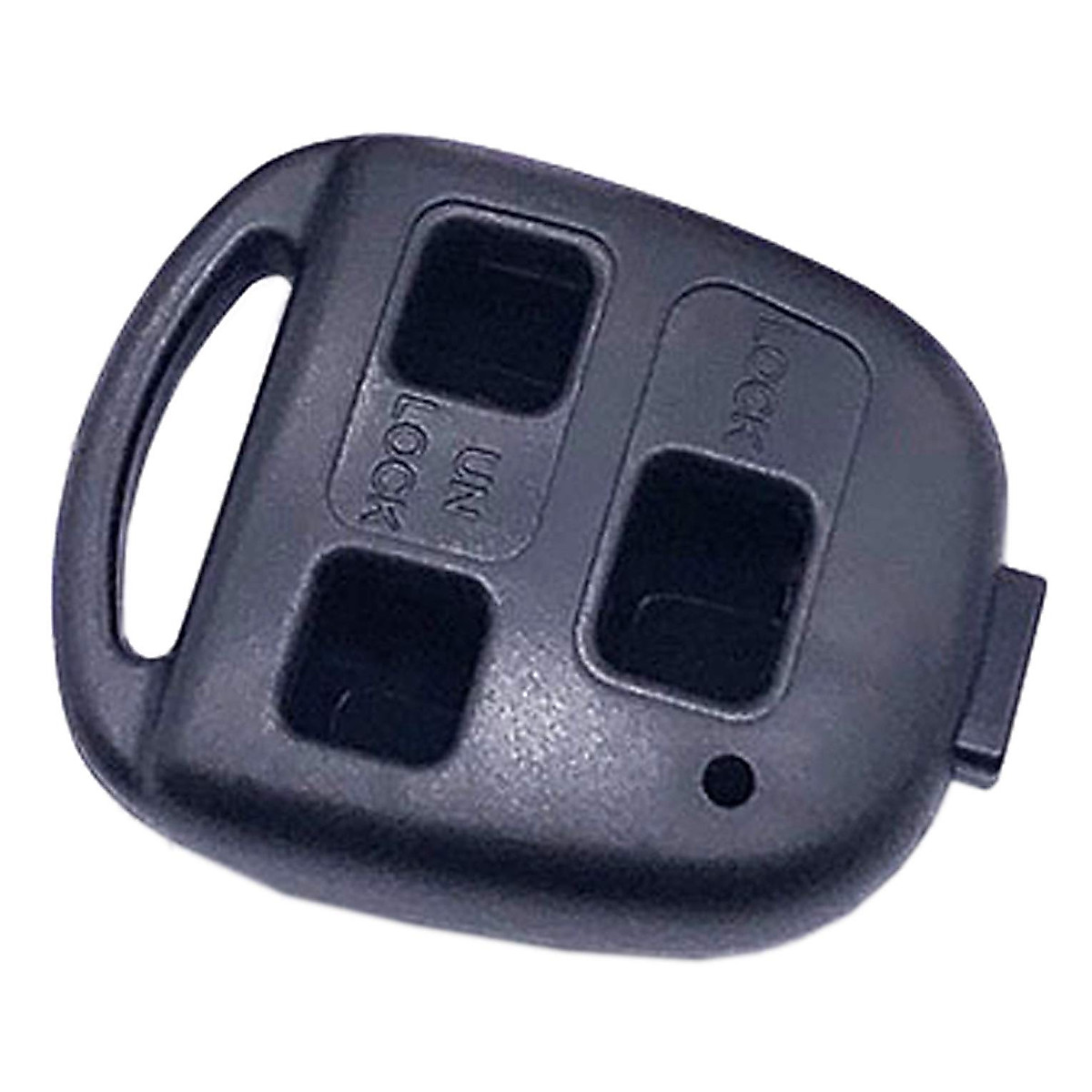 2 Pcs Key Fob Case Shell Fit for Lexus Keyless Entry Remote Car Key Fob Cover Casing Replacement Key Housing (Black)