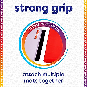 Flybar Antsy Pants Tumbling Mat – Gymnastics Mat, Easy to Clean Gym Mat, Sturdy, Foldable Tumbling Mat for Kids, Padded, Lightweight, Portable, Carrying Handle, Gymnastics Equipment for Activity Play