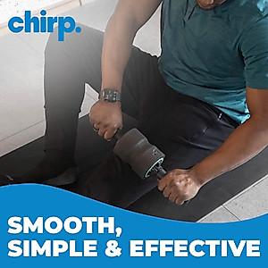 Chirp Focus Muscle Roller Handle, Muscle Roller Handle for Deeper Massage, Equipment for Muscle Recovery, Best Combined with The 4-Inch Focus Wheel, Handle for Roller Wheels - 15.5" (39cm)