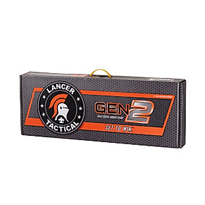 Lancer Tactical Gen 2 M4 SD Long Rail 9" Electric Airsoft AEG Rifle - Full/Semi-Auto - Desert/Nylon Polymer