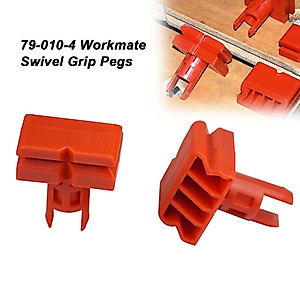 8 pc 79-010-4 Swivel Grip Pegs Compatible with Black & Decker 807530-02 WM225 for all "Workmate" models 79-028 79-032 - better version