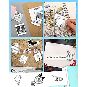 Phomemo Non Adhesive Paper Printer Thermal Paper White for M02 M02S M02 Pro, Black Print on White, 2.08 Inch x 26.2 Feet (53mm x 8m) for Black and White Photos, Planner, Note, Scrapbooking