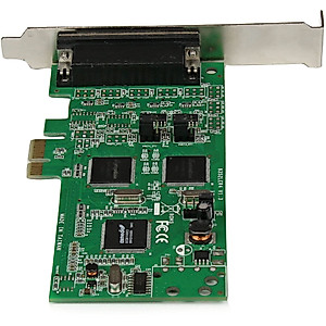 StarTech.com 4 Port PCI Express PCIe Serial Combo Card with Breakout Cable - 2 x RS232 2 x RS422 / RS485 - Dual Profile , TAA (PEX4S232485)