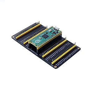Treedix Compatible with Raspberry Pi Pico GPIO Expander External Expansion Board with 1.14inch Pi Pico LCD Screen Three Sets of 2x20 Male Header for Connecting More Expansion Modules