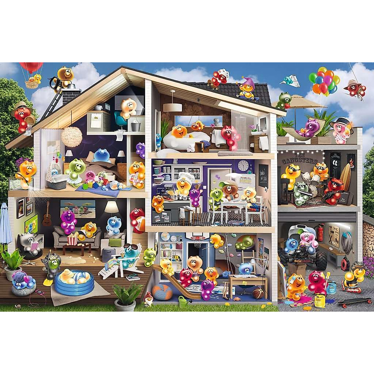 Puzzle Ravensburger - Gelini - Dollhouse, 5.000 piese (17434)