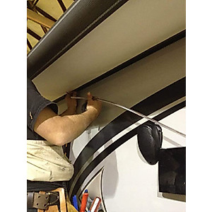 RecPro RV Camper Motorhome Travel Trailer 16' White LED Awning Party Light w/Mounting Channel & White PCB 12v Light